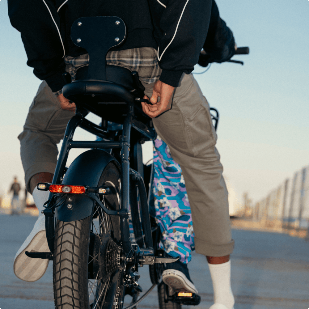 Le meilleur vélo électrique cargo biplace compact Elwing Ritmic Duo