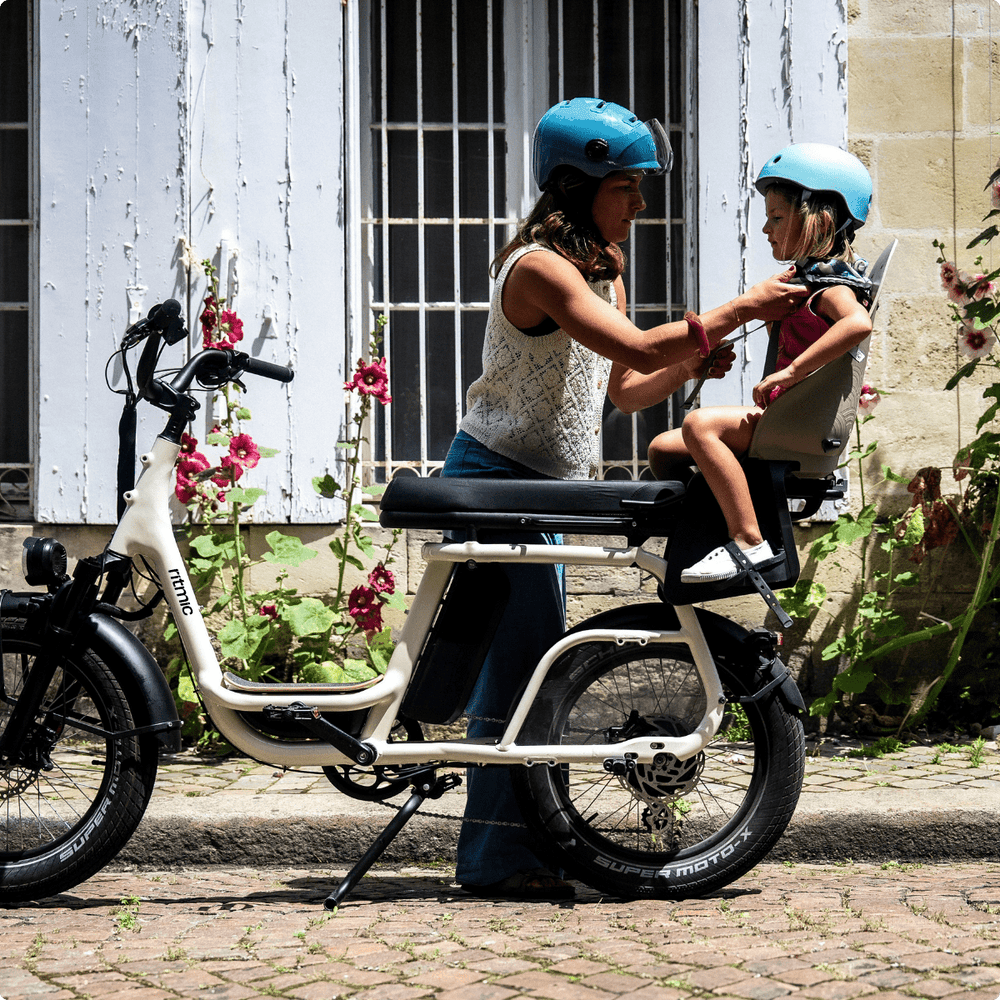 Le meilleur vélo électrique cargo biplace compact Elwing Ritmic Duo