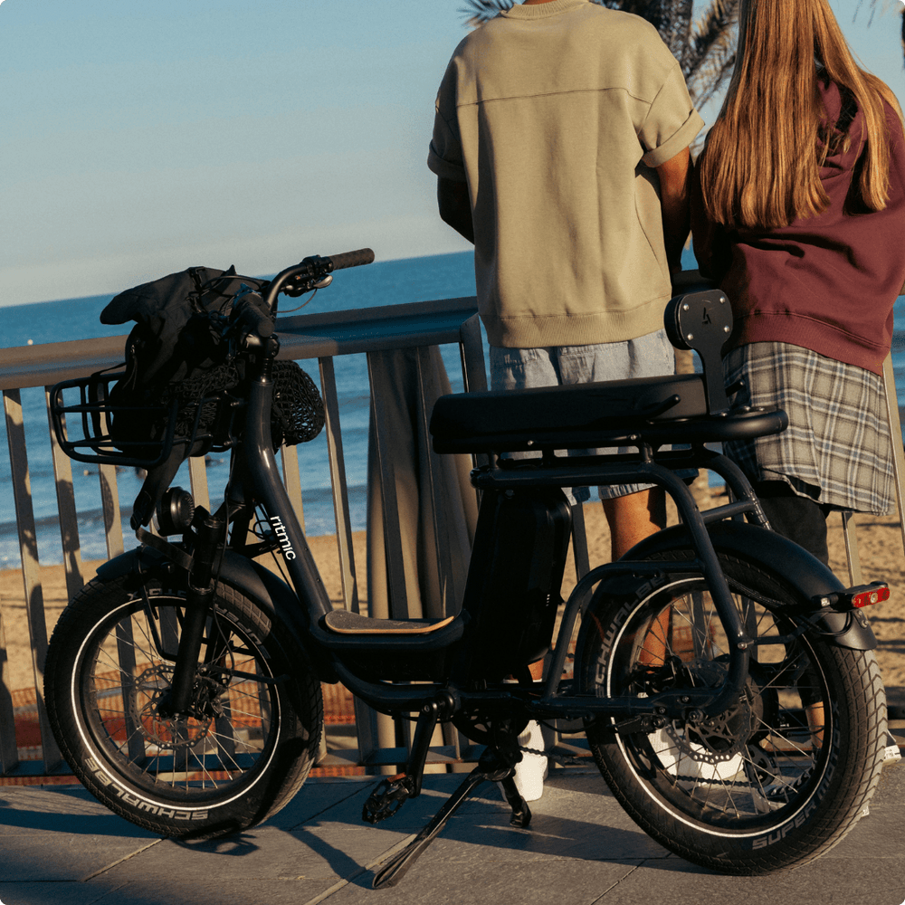 Le meilleur vélo électrique cargo biplace compact Elwing Ritmic Duo